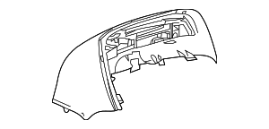 204-811-10-07-9040 - Mirror Cover 2008-2009 Mercedes-Benz | Mercedes ...