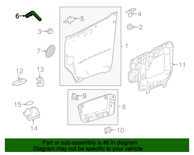 2010-2018 Mercedes-Benz Handle Cover 906-727-02-87 | Shop MB Parts