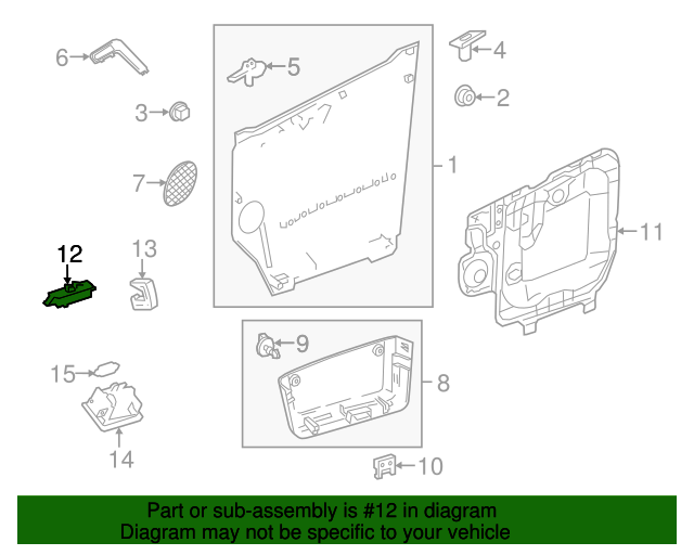906-545-12-13 - Window Switch 2010-2022 Mercedes-Benz | Mercedes-Benz ...