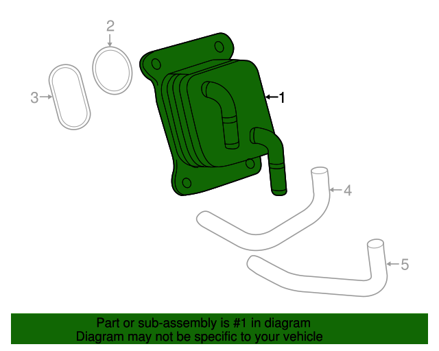 2016-2023 Toyota Tacoma Oil Cooler 15710-0P020 | OEM Parts Online