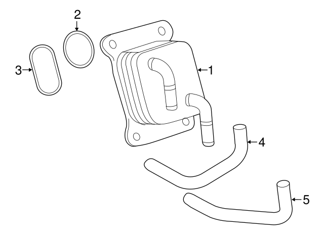 2016-2023 Toyota Tacoma Oil Cooler 15710-0P020 | OEM Parts Online