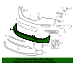 2017-2019 GMC Acadia Front Bumper Lower Fascia 84286371 | TascaParts.com