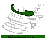 84286368 - Front Bumper Cover 2017-2019 GMC Acadia | GM Wholesale Direct