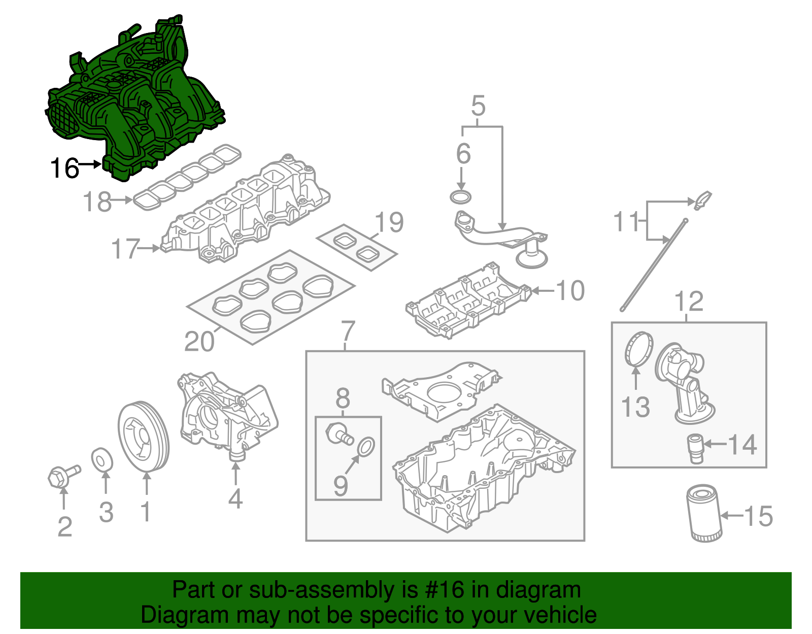 FT4Z-9424-D - Intake Manifold 2012-2020 Ford | Big 3 Auto Parts