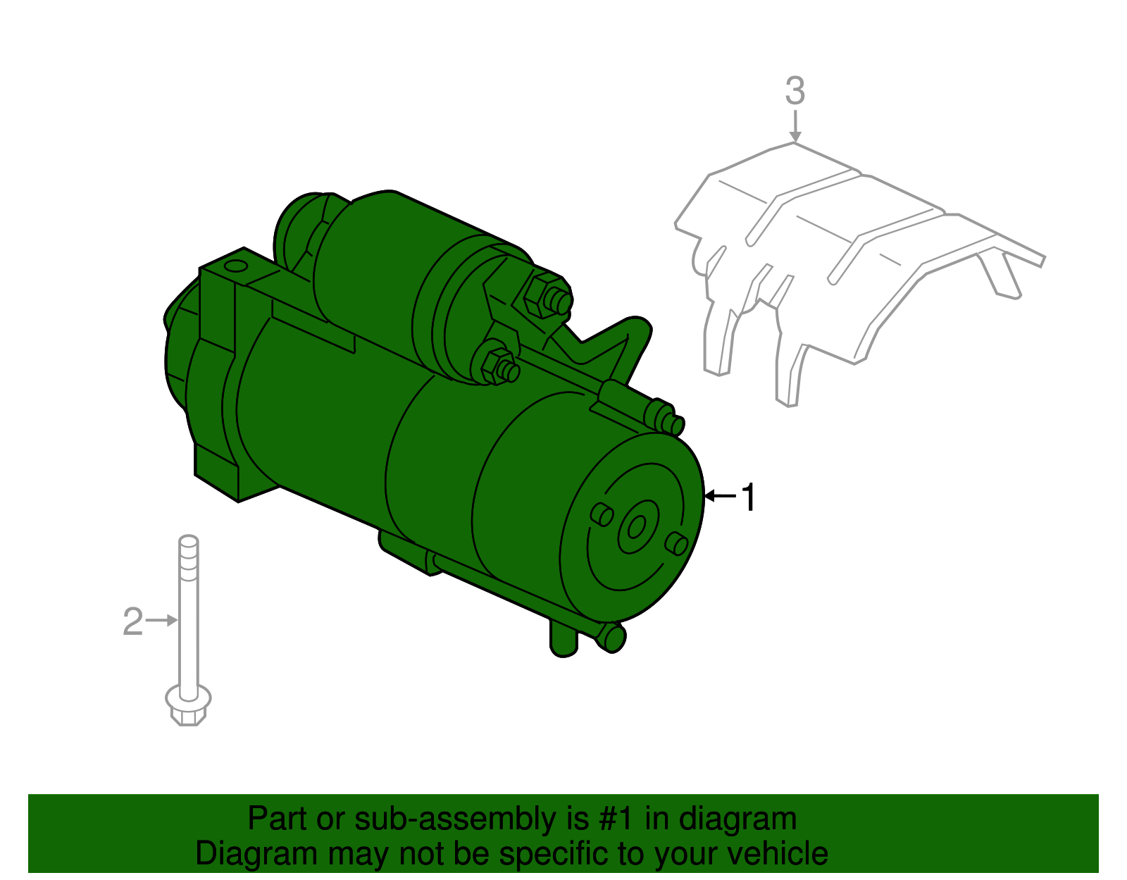 2015-2020 GM Starter 12637617 GM | GMPartsDirect.com