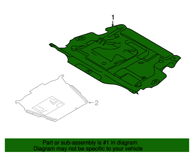 2015-2018 Volvo Splash Shield 31440388 | OEM Parts Online