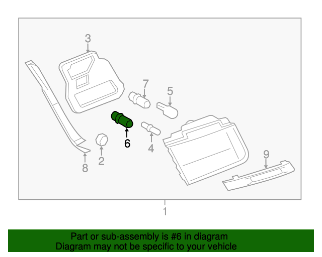 63216943037 - 2005-2015 BMW Socket (63-21-6-943-037) | BMW of South ...