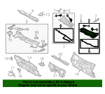 2014-2018 Mazda 3 Cowl Grille BJS7-50-7S0A | RealMazdaParts.com
