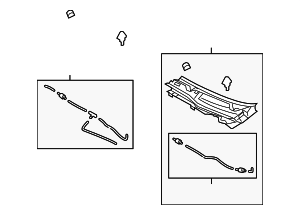 2014-2018 Mazda 3 Cowl Grille BJS7-50-7S0A | RealMazdaParts.com