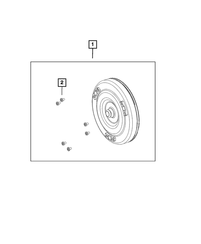 MOPAR GENUINE TORQUE CONVERTER - RL374953AA - RL374953AA | Mopar Online ...