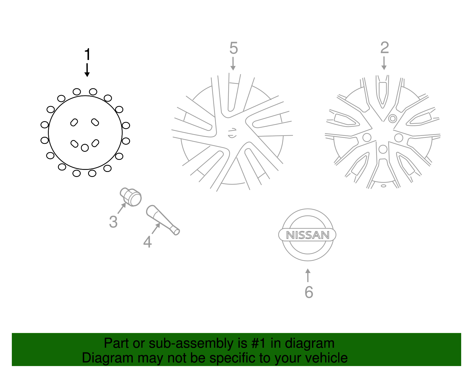 Wheel, Steel | Nissan Parts & Accessories Online