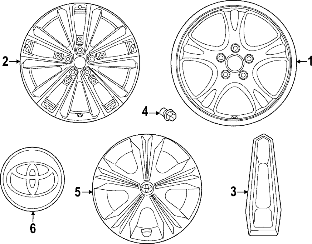 42611-0R530 - 2023-2024 Toyota bZ4X - Wheel Disc | Nucar Toyota Parts
