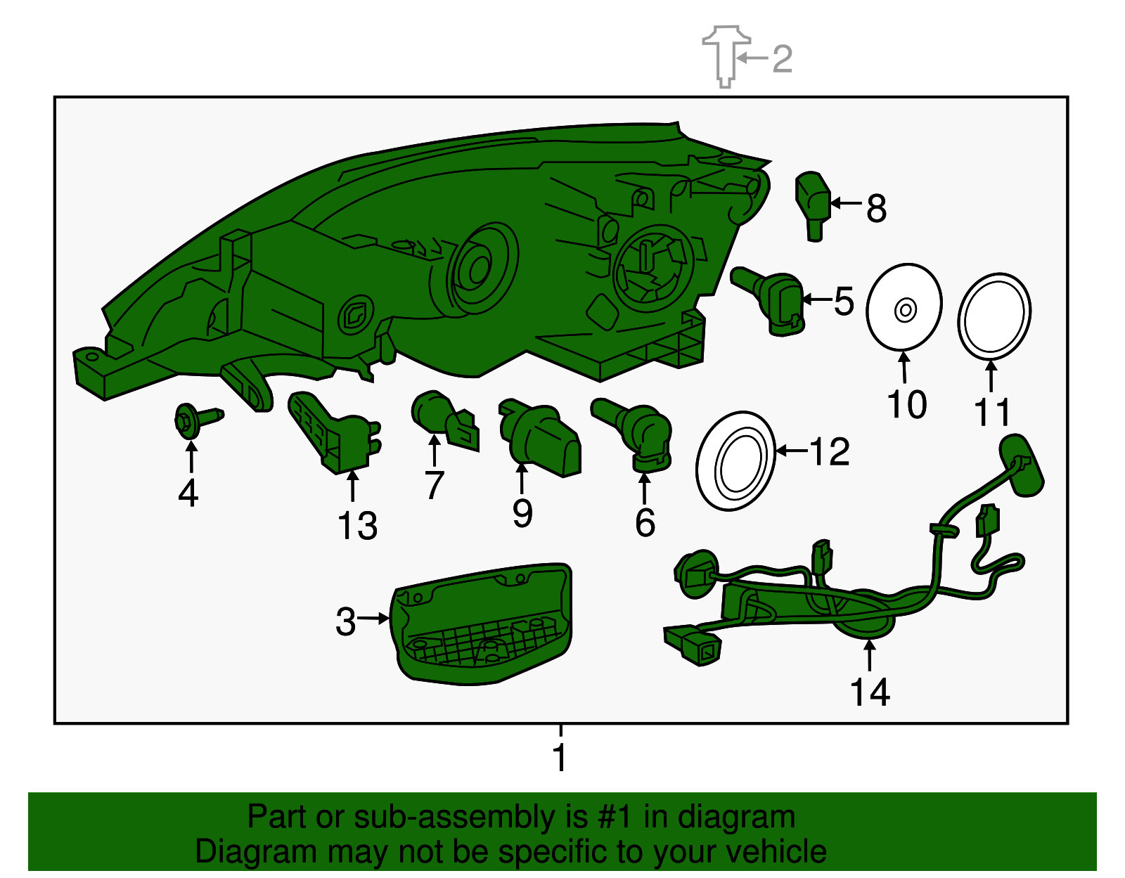2016-2019 Nissan Sentra Composite Assembly 26010-3YU0A | My Nissan Part