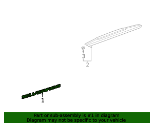 2019-2021 Chevrolet Chrome Vehicle Name Plate (Silverado) 23400409 ...