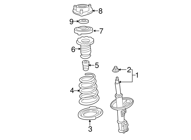 48157-06083 - Insulator, Front Coil Spring 2004-2017 Toyota | Longo ...