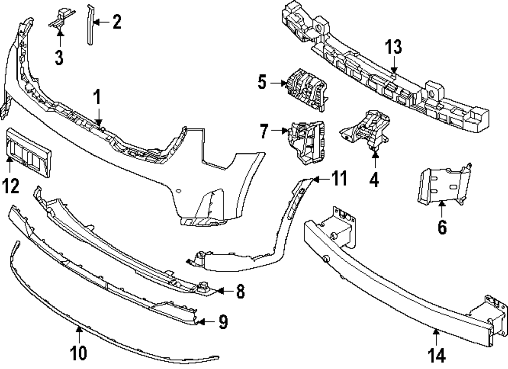 86591-P2500 - Spoiler 2025 Kia Sorento | Kia.Parts Store