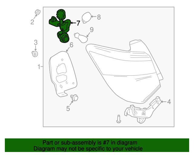 2018 Toyota Yaris Socket & Wire 81555-0DB60 | Toyota Parts Center