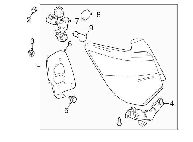 Tail Lamp Assembly - 2018 Toyota Yaris (81560-0DB81) | Kendall Toyota