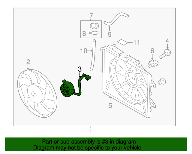 Genuine Fan Motor for 2014-2017 Hyundai | Part# 25386-C7160 | Hyundai ...