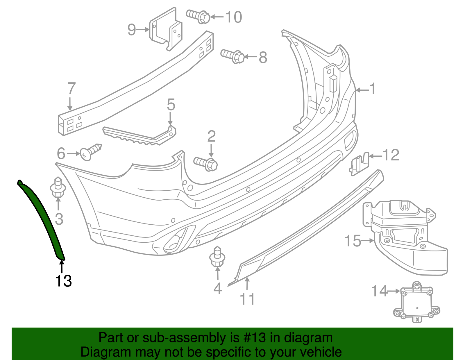 2015-2020 Mitsubishi Wheel Opening Molding 7407A680 | Retail ...