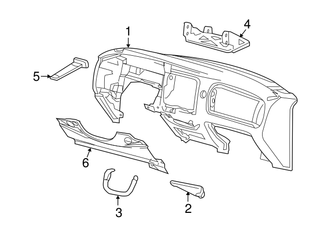 1997-2011 Ford Mount Bracket F57Z-1004452-AB | TascaParts.com