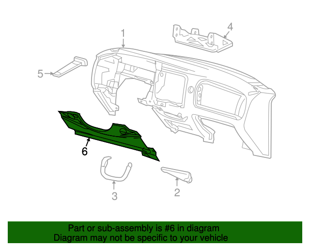 1995-2011 Ford Lower Support F67Z-10017A28-AA | OEM Parts Online