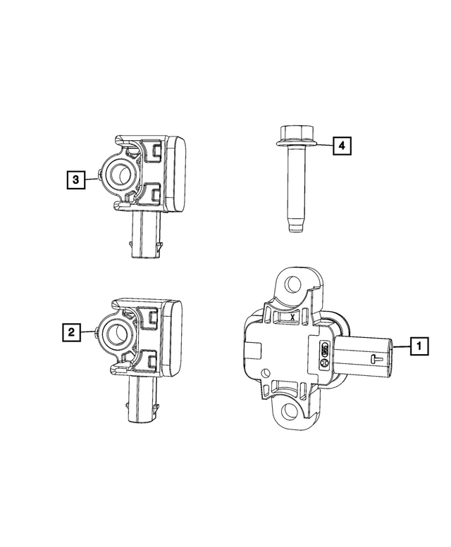 2011-2022 Mopar Acceleration Sensor 56054212AA | Mopar eStore
