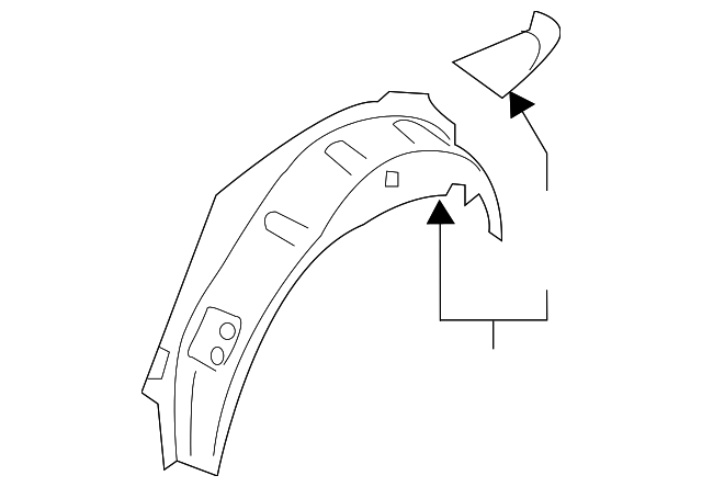 2015-2018 Audi Outer Wheelhouse 8U0-809-409-C | Audi USA Parts