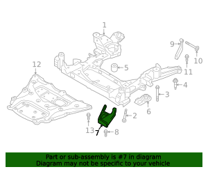 Genuine BMW 31-10-6-878-753 | Front Brace | FREE Shipping on Most ...