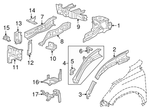 04674-TLA-A01ZZ - Extension Set R Front Shock Absorber - 2017-2020 ...