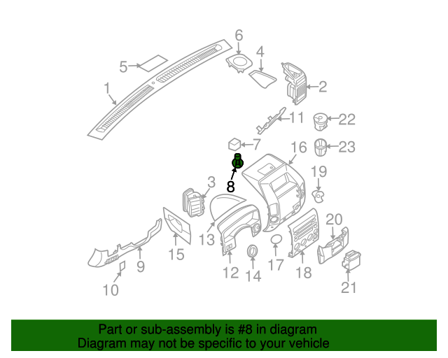 1984-2024 Nissan Bulb 26261-89900 | Nissan Parts Plus