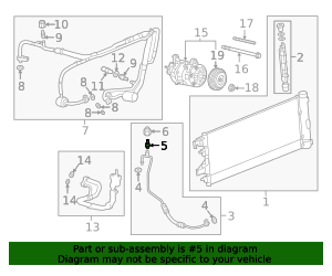2014-2023 GM Air Conditioning System Valve Core 25872392 GM ...