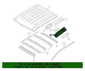 2009-2016 Ford Rail Reinforced - Driver's Side (LH) 9C3Z-2651213-A ...