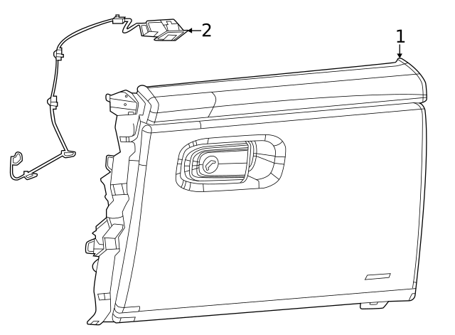 2021-2023 Jeep Glove Box Assembly 7ch34tx7ae | TascaParts.com