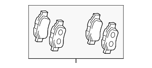 Genuine OEM Toyota Brake Pads Parts