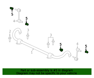 2020-2025 Ford Stabilizer Link Nut W719506-S440 | OEM Parts Online