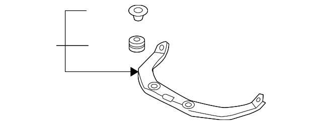 2003-2020 Nissan Mounting Assembly Exhaust 20711-AF40A | TascaParts.com