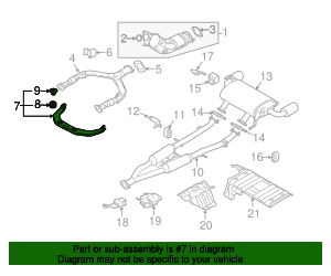 2003-2020 Nissan Mounting Assembly Exhaust 20711-AF40A | TascaParts.com