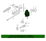 51217011247 - 2000-2006 BMW Door Lock Actuator Motor (51-21-7-011-247 ...