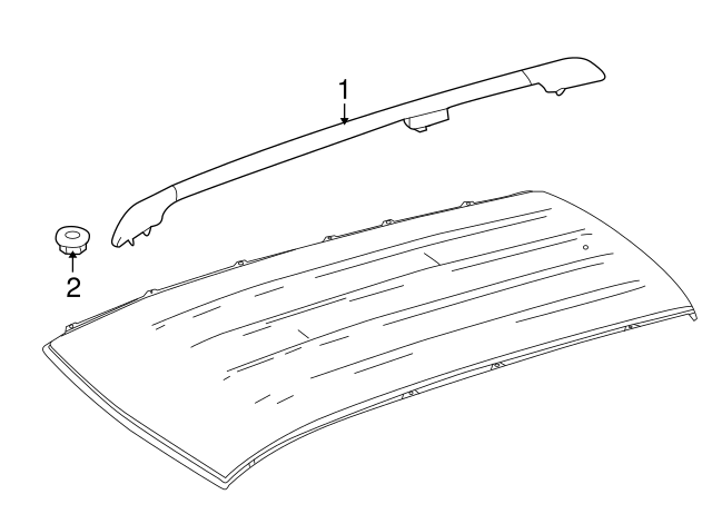 OEM Mercedes-Benz Roof Rack For 2016-2020 Mercedes-Benz - Part# 253-890 ...