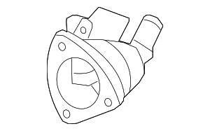 19320-RAA-A02 - Thermostat Housing 2003-2015 Honda | Honda Parts Online