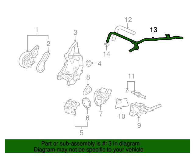 19510-RTB-000 - By-Pass Pipe 2007-2009 Honda CR-V | Honda Parts Online