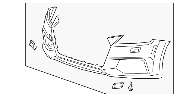 2016-2023 Audi Bumper Cover 8S0-807-065-J-GRU | Audi USA Parts
