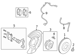 2021-2022 Nissan Axle Nut 40262-4GA0D | Nissan Parts Store
