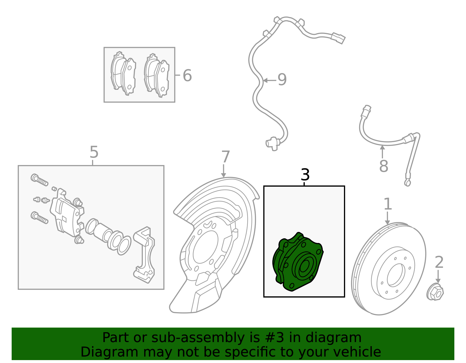 2021-2025 Nissan Rogue Hub Assembly-Road Wheel, Front 40202-6RR0A ...