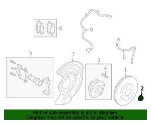 2021-2022 Nissan Axle Nut 40262-4GA0D | Nissan Parts Plus