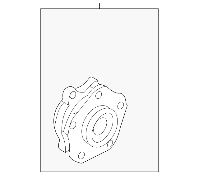2021-2024 Nissan Rogue Hub Assembly 40202-6RR0A | Team Nissan Inc.