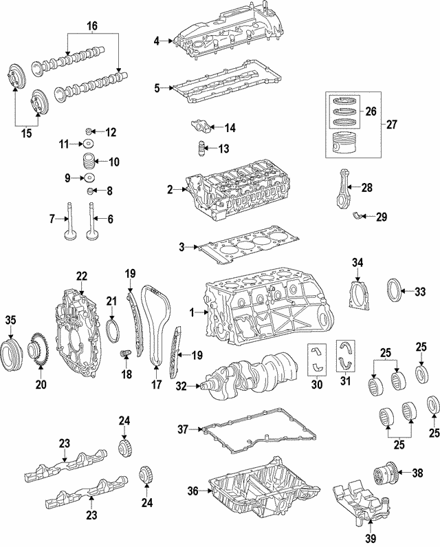 2013-2017 Mercedes-Benz Camshaft 651-050-02-00 | MB Parts Store