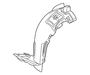 292-690-31-00 - Rear Fender Liner 2016-2019 Mercedes-Benz | Mercedes ...