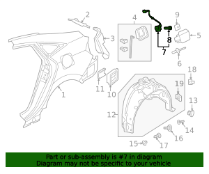 74700-TBA-A02 - 2016-2021 Honda Civic - Actuator Assembly Fuel Lid ...
